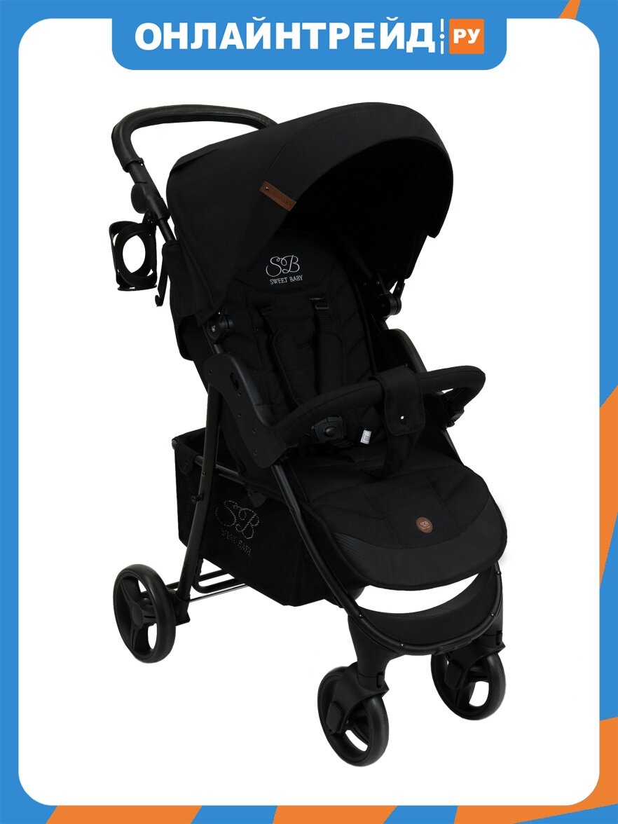 Прогулочная коляска Sweet Baby 426668 Rapido Black