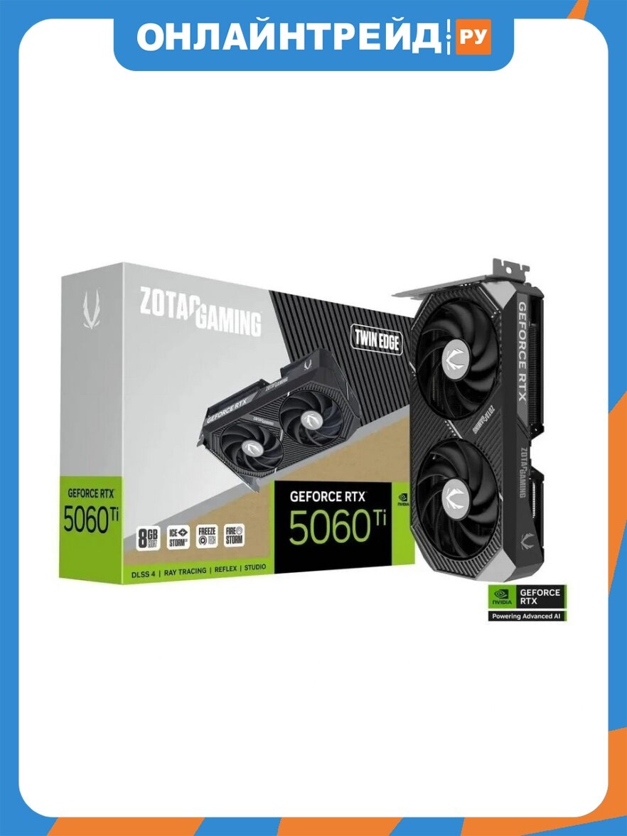 Видеокарта Zotac GeForce RTX 5060 Ti TWIN EDGE 8G