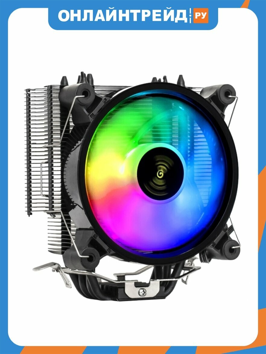 Кулер для процессора Exegate Dark Magic EXX400V2-PWM. RGB EX293667RUS