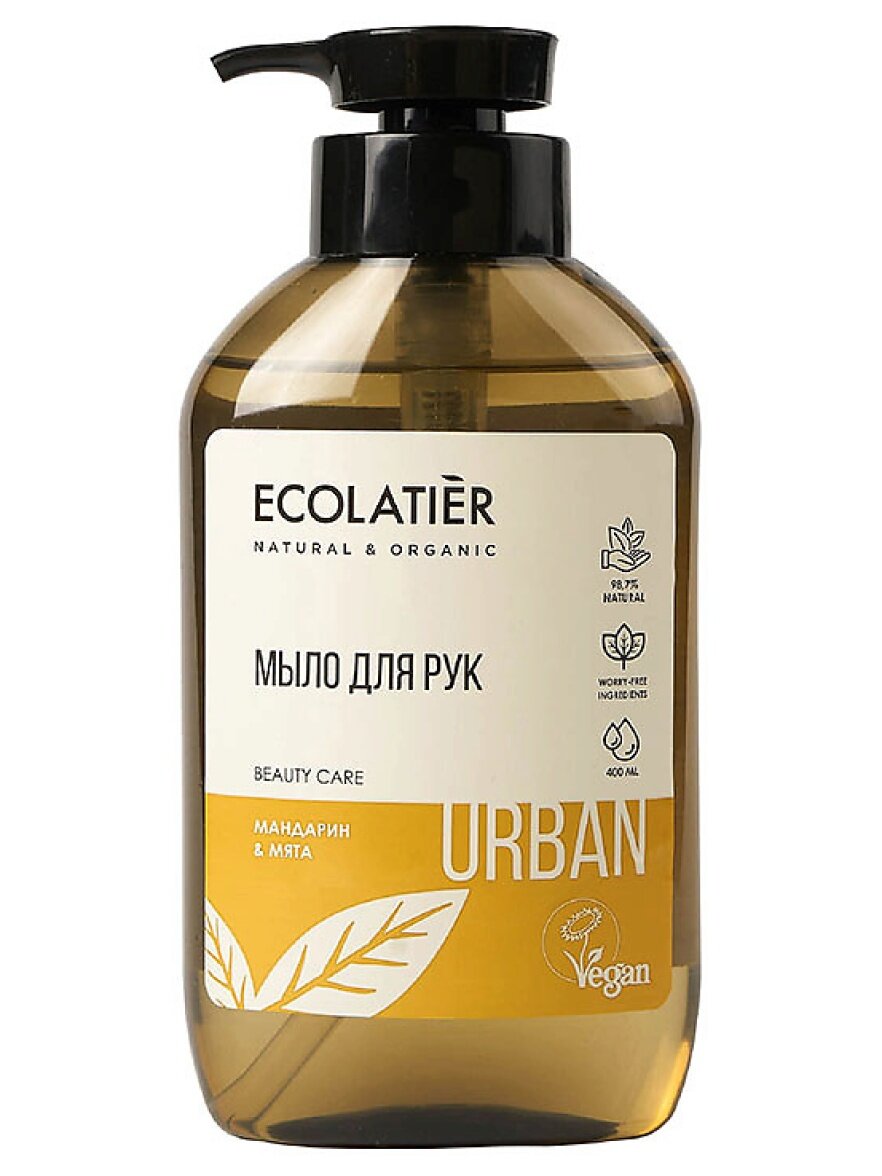 Жидкое мыло для рук Ecolatier Urban Мандарин и Мята, 400 мл