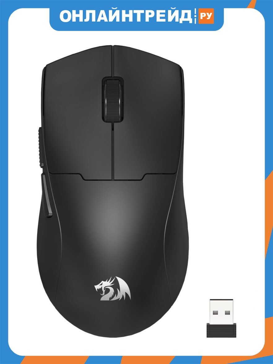 Беспроводная игровая мышь Defender K1ng Max (Король Макс) черная, провод/2.4G/BT,1К
