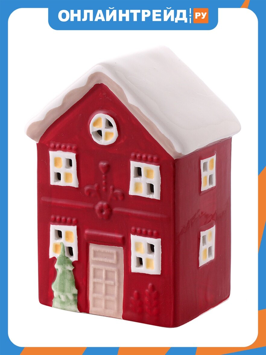 Домик с подсветкой Tkano Fredensborg из коллекции New Year Essential, 13 см, TK25-NY_LH0001