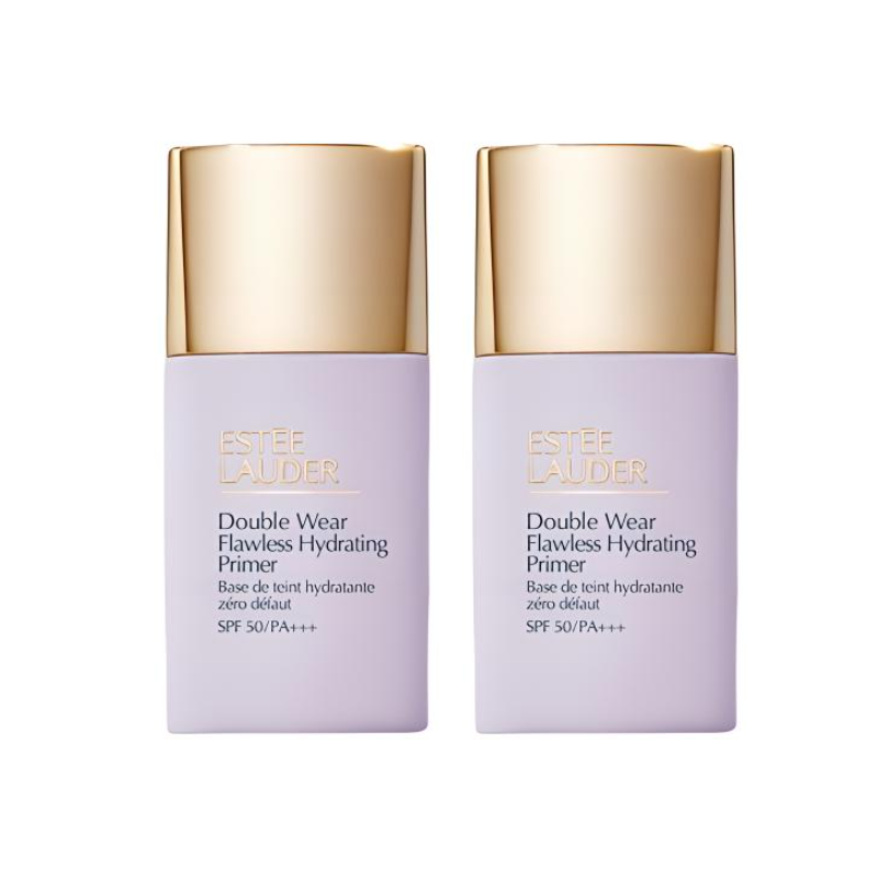 База под макияж женская ESTEE LAUDER Double Wear Flawless Hydrating Primer SPF 50/PA+++, 30ml*2 шт.