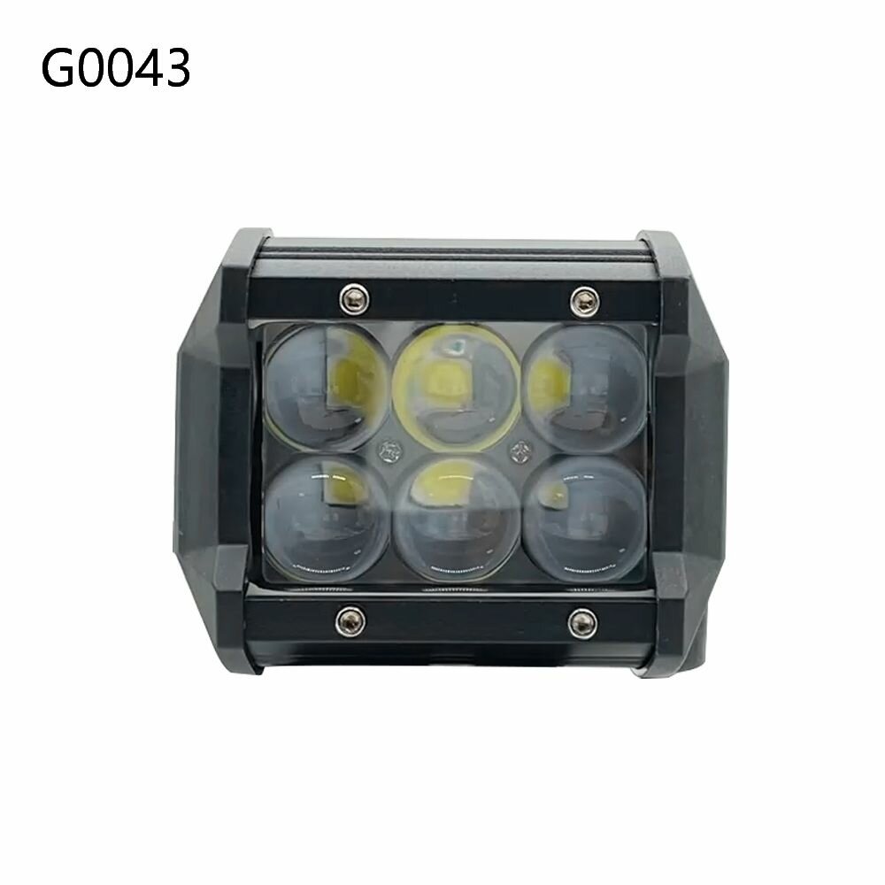 Фара светодиодная CH019В 18W, 6LED по 3W, дальний свет для грузовиков и спецтехники