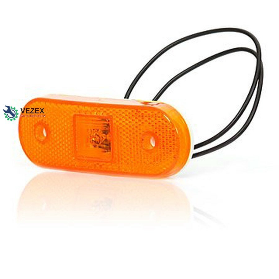 WAS 229 фонарь габаритный боковой ! универсальный 12V-24V LED провод 22cm \