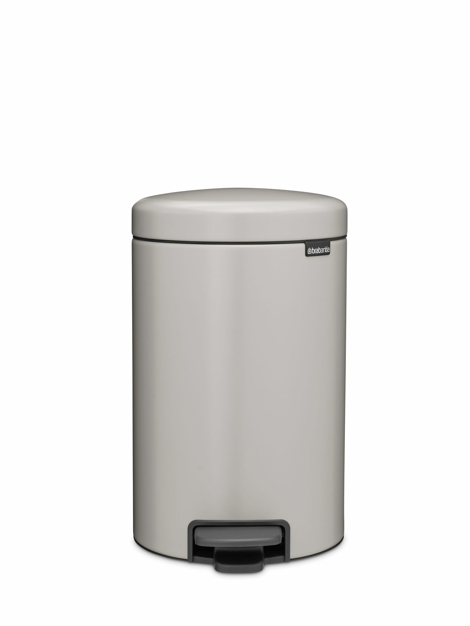 Бак мусорный Brabantia "NewIcon" с педалью светло-серый 12л 252303