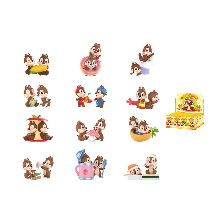 Коллекционные фигурки унисекс POP MART Disney Chip 'N Dale Playful Brother, 12 шт.