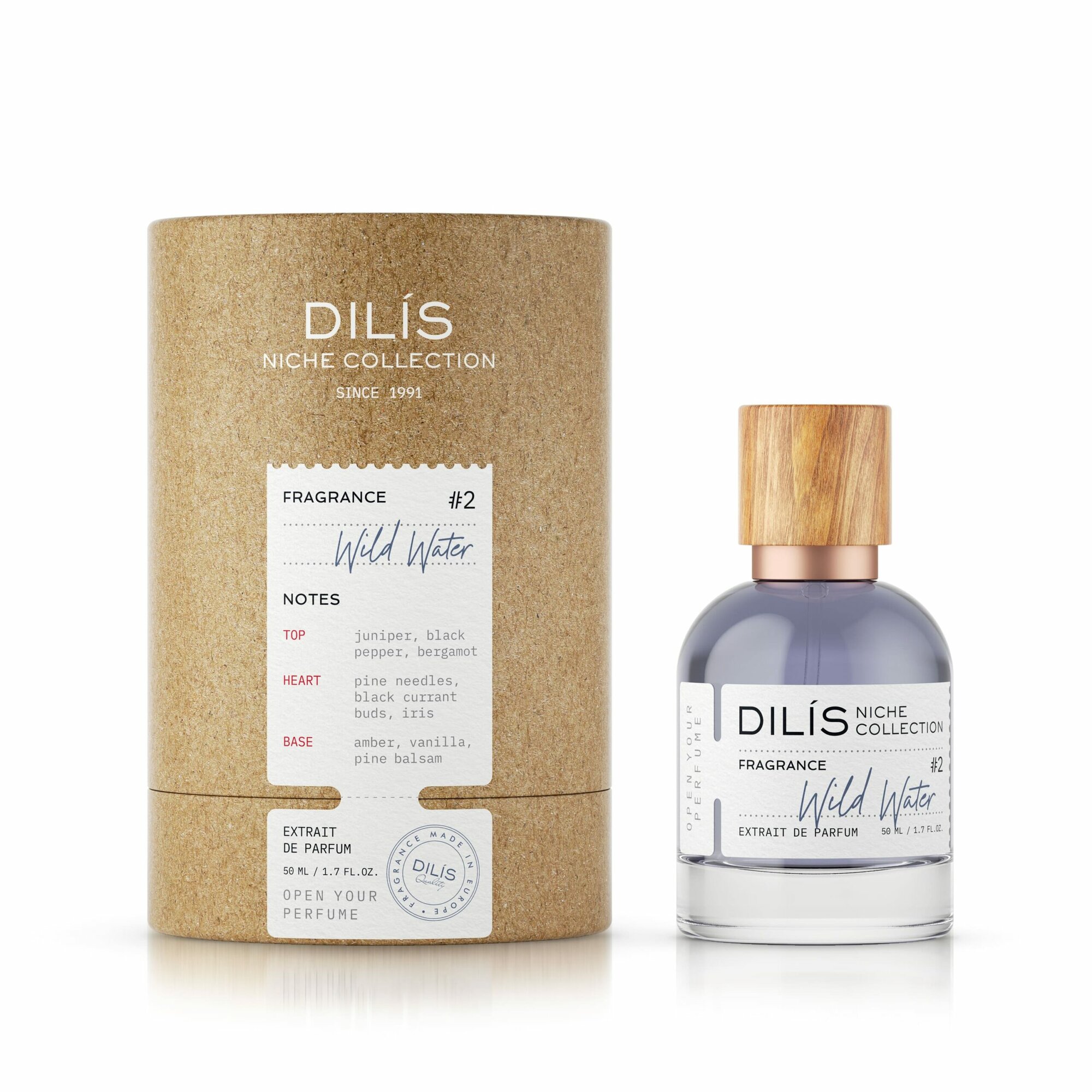 Dilis Parfum духи женские Dilis Niche Collection Wild Water, 50 мл