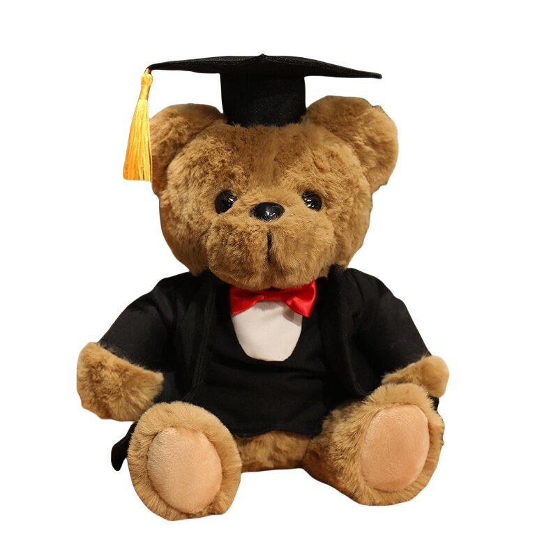 Плюшевая игрушка унисекс Tak Bebe Мишка "Доктор" Успокаивающая, 25CM EU