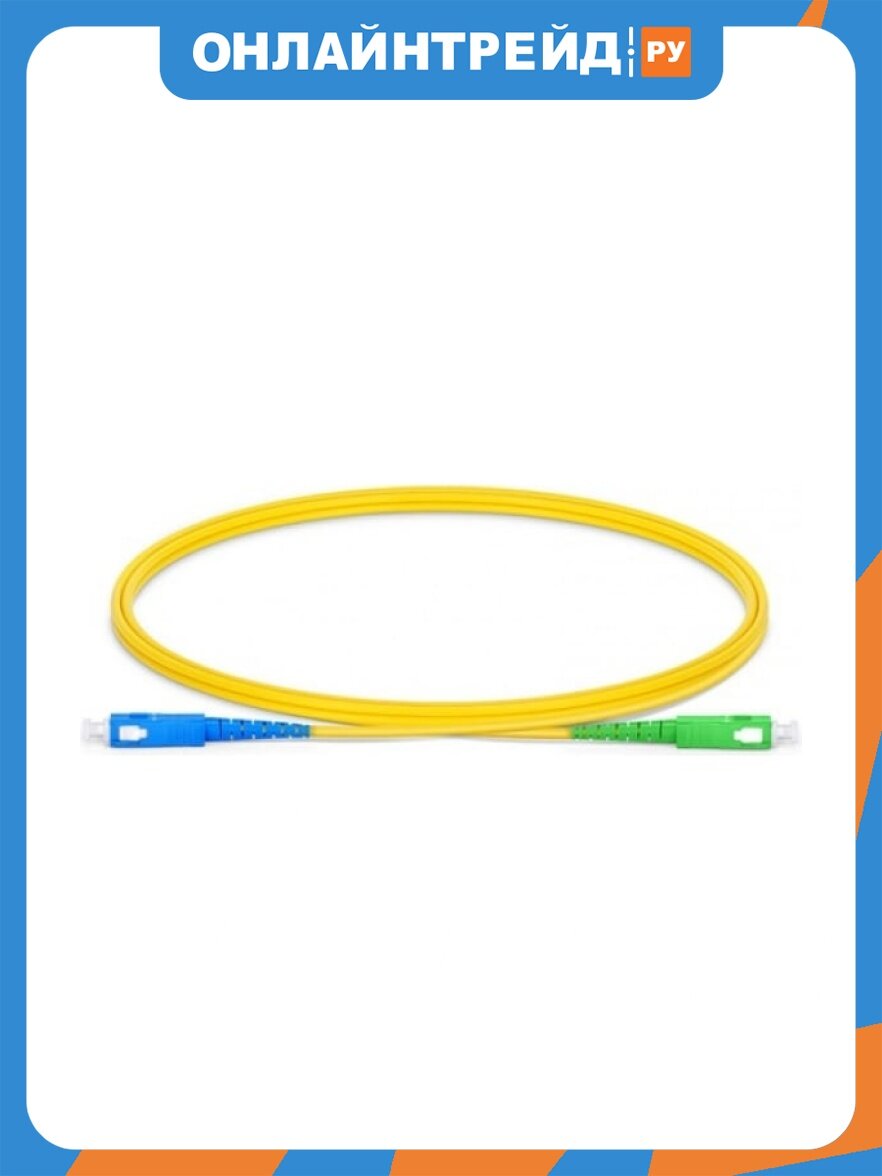 Патч-корд оптический Toplan , симплексный, SC/UPC-SC/UPC, 657A1, 10 м, LSZH