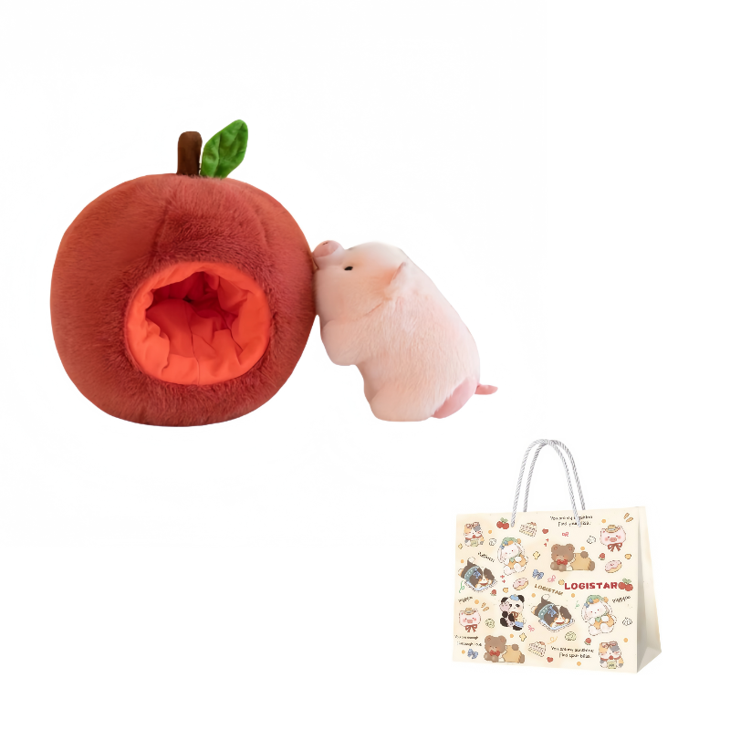 Подарочные пакеты с куклами унисекс LOGISTAR "Год Лошади" лимитированная Apple Piggy Dolls, 38CM EU