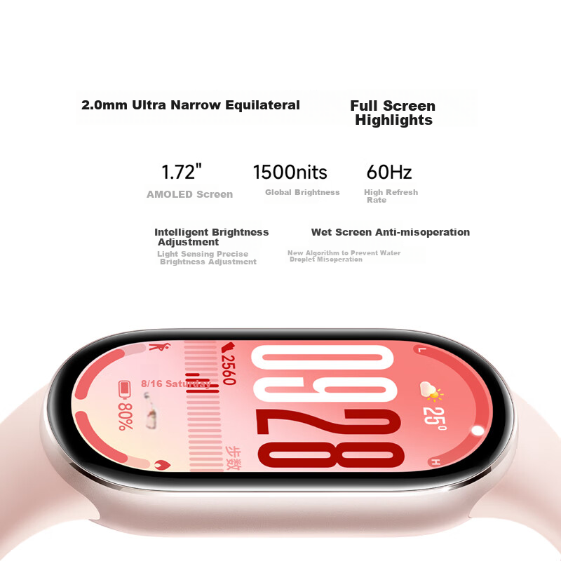 Xiaomi Mi Band 10 NFC Умный браслет - Черный, реальное отслеживание пульса и уровня кислорода, управление сном, долгий