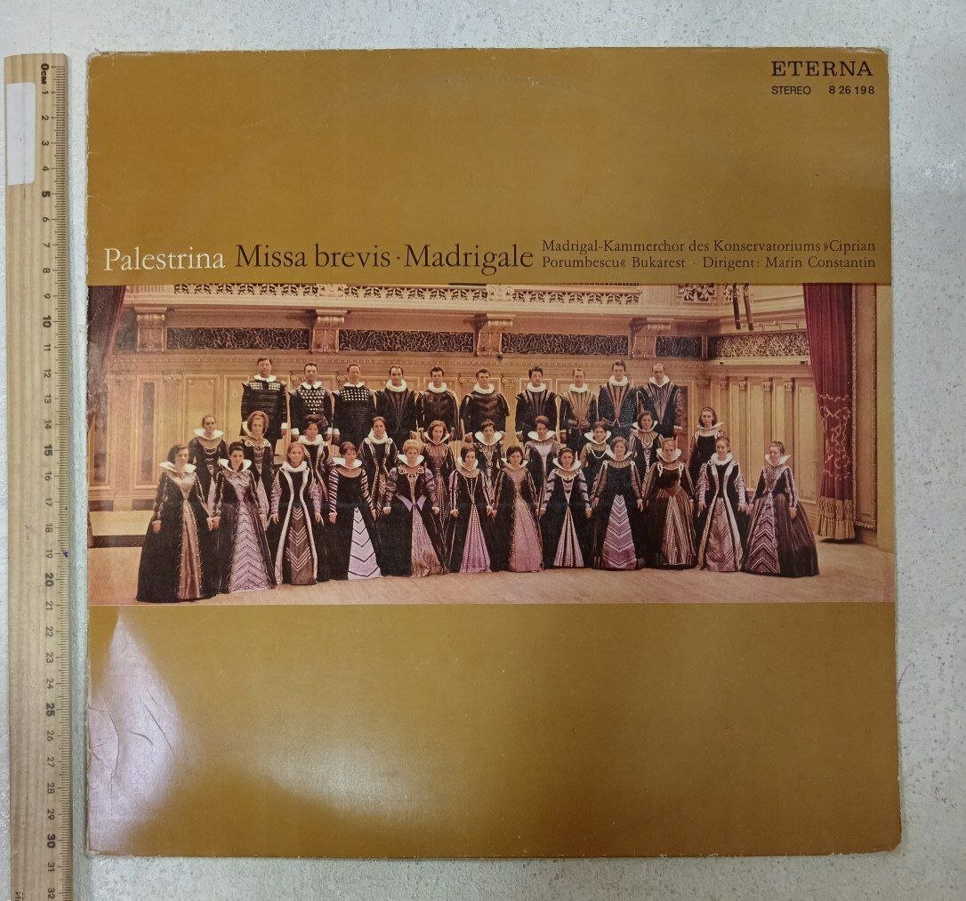 Виниловая пластинка Giovanni Pierluigi da Palestrina Madrigale Missa brevis