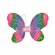 Крылья бабочки из полиэстера Multi-color Pink