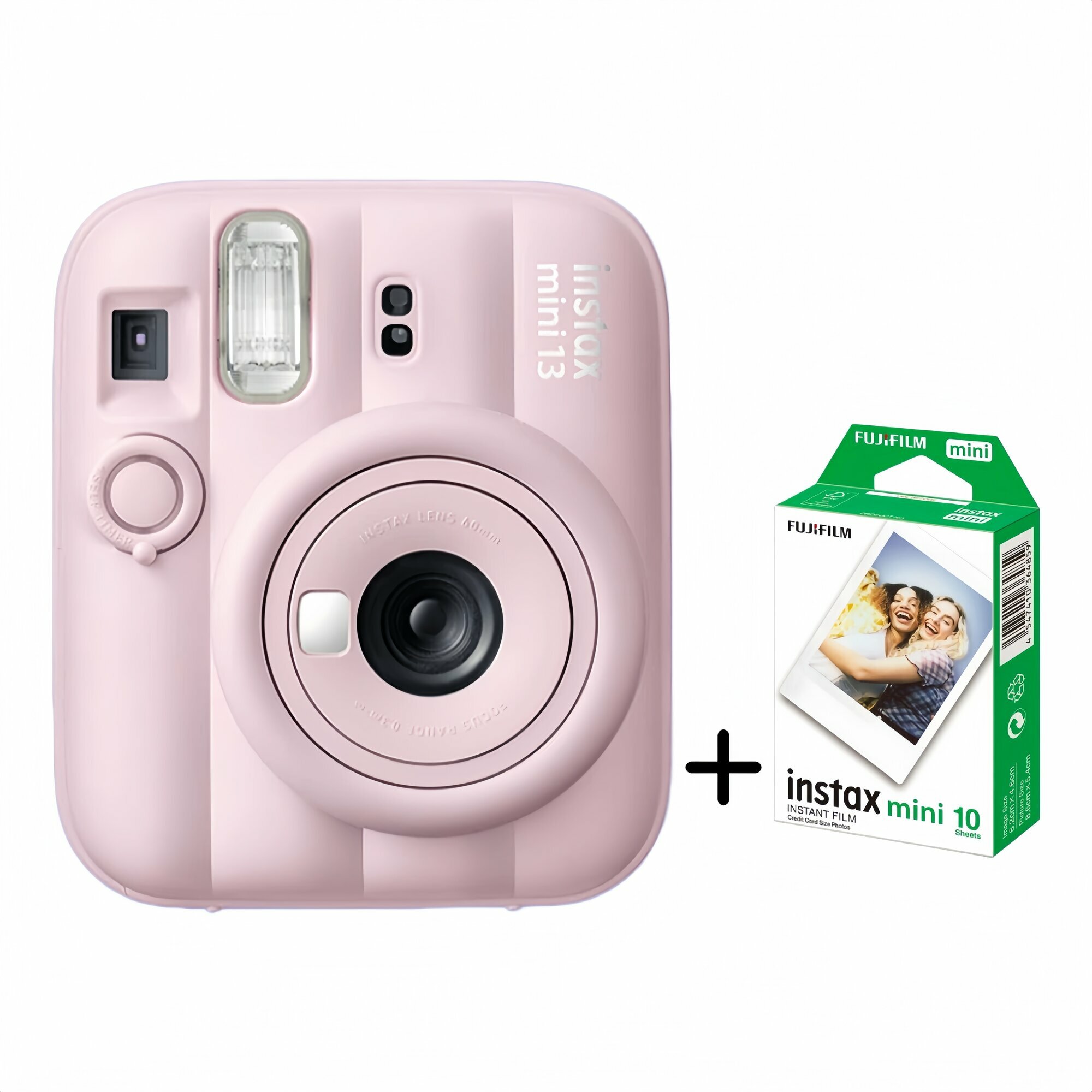 Fujifilm Instax mini 13(Включает 10 фотобумаг) Фотоаппарат моментальной печати Fujifilm Instax mini 13 Candy Pink