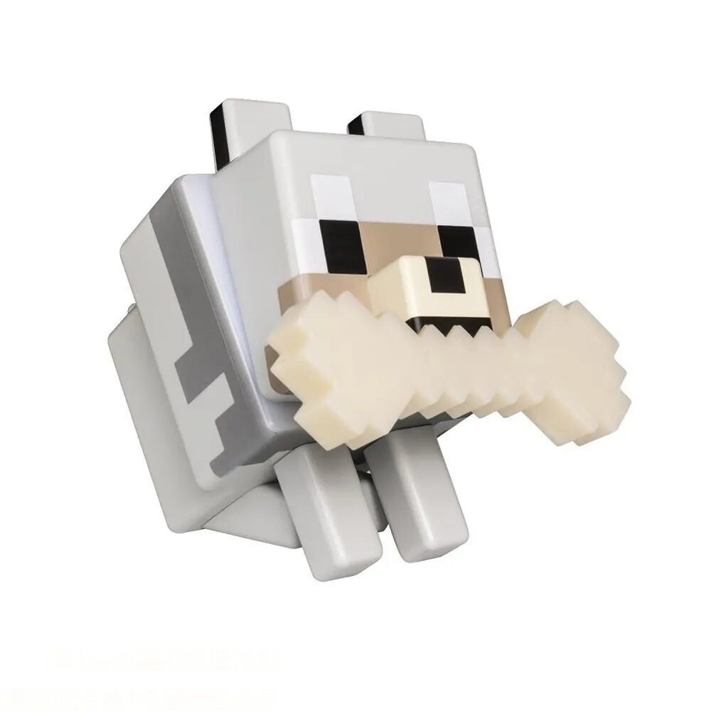 Модель собаки из Minecraft с подсветкой, игровой сувенир и атмосферный светильник, отличный подарок