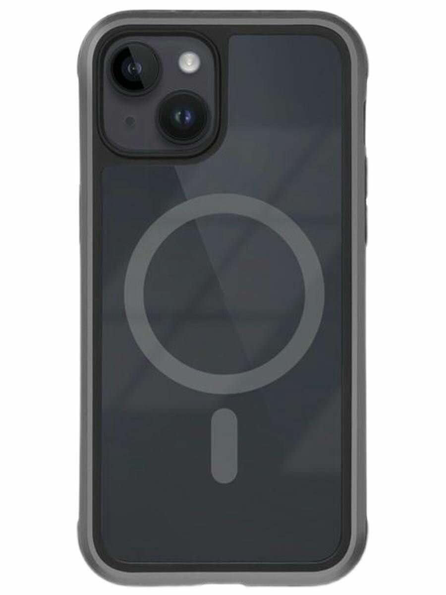 Чехол ультратонкий K-DOO Mag Ares для iPhone 14, серый
