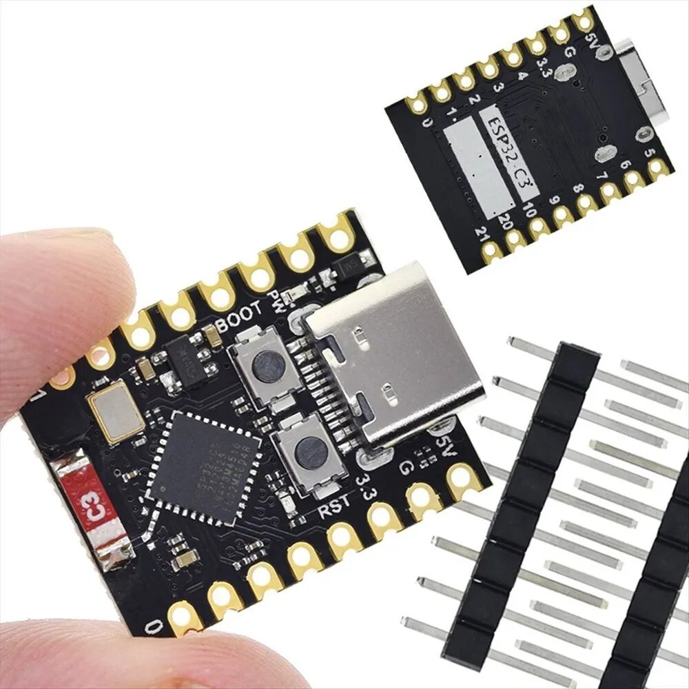 Модули Макетной Платы ESP32 C3 Мини-Модуль Wi-Fi BT Bluetooth — фото 1