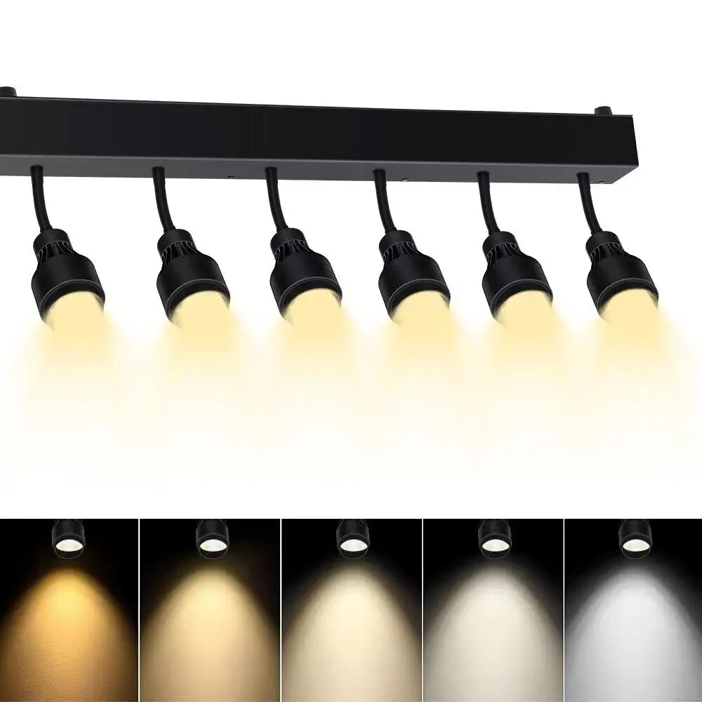 LED точечный светильник 6x20W теплый белый DMX512 для сцены