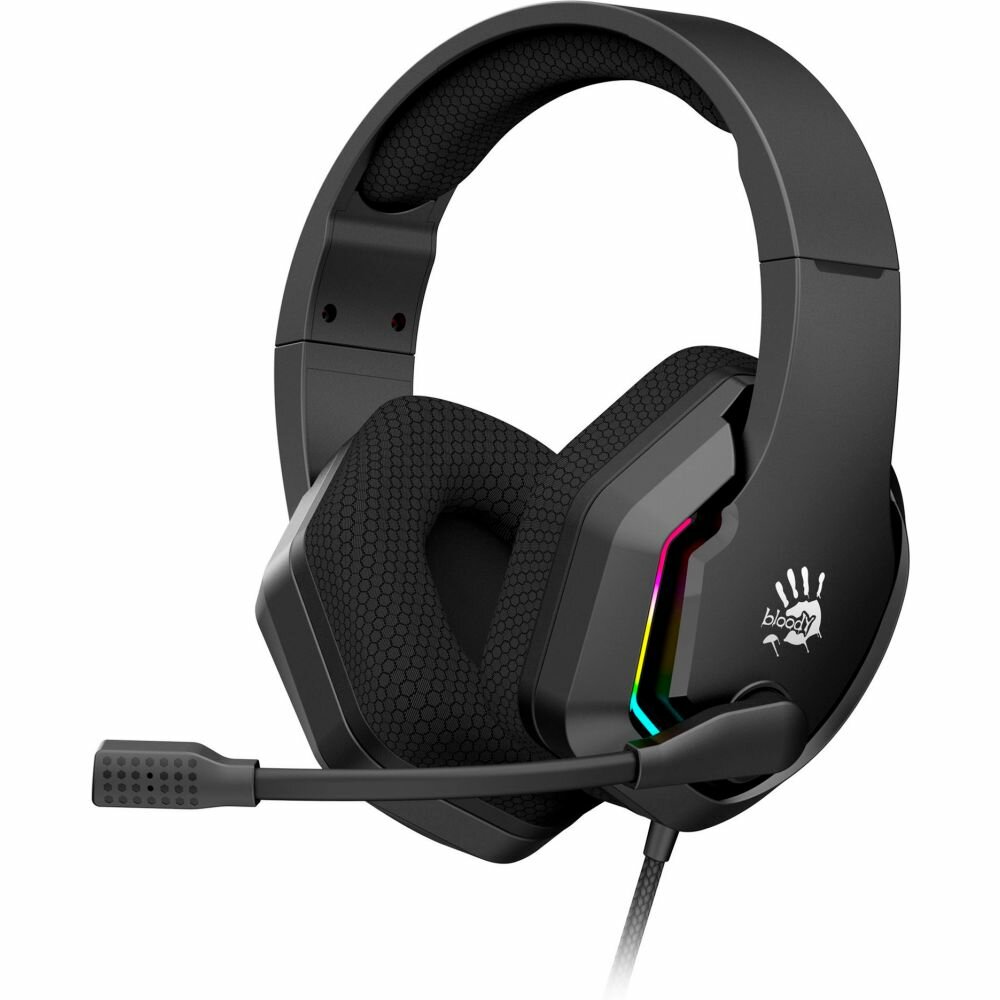 Гарнитура A4Tech G260P чёрный, проводная, подсветка