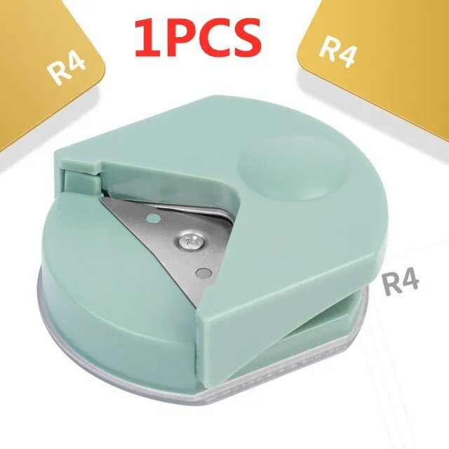 Портативный угловой дырокол Corner Rounder R4 Голубой, Blue