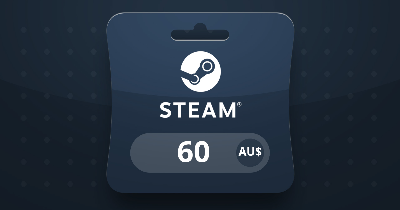 Steam Wallet AUD 60 Подарочная карта • регион Весь мир • цифровой ключ