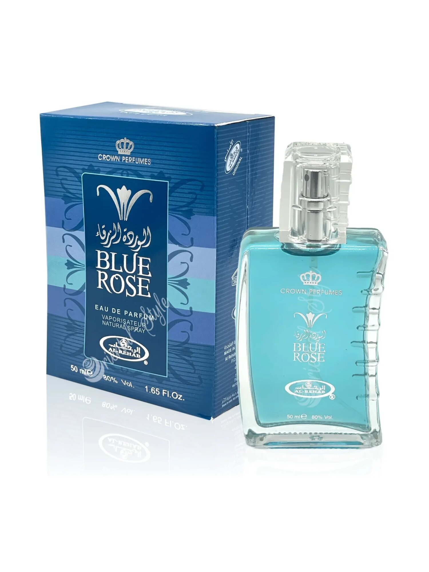 Crown Perfumes Парфюмерная вода для женщин Blue Rose Блю роуз травянисто-кокосовый, 50 мл