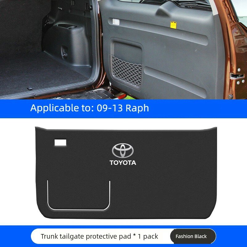 1-я генерация ультра-седа, коврик для пола задней дверцы Toyota RAV4 2009-2013, черный, защита салона