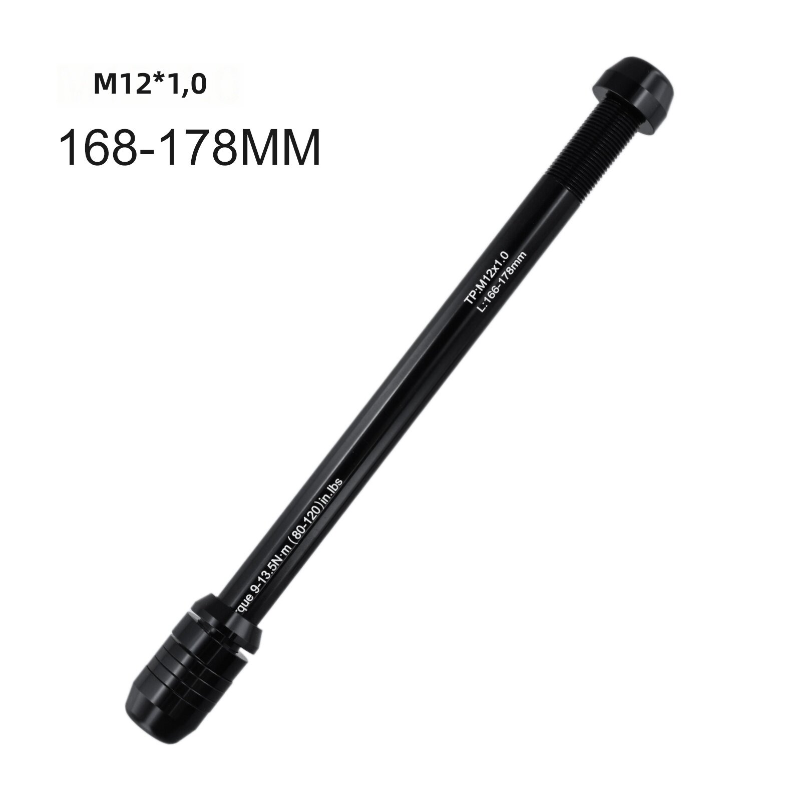 Сквозная ось с эксцентриком для велостанка, 12x142-148 мм, шаг резьбы P1.0