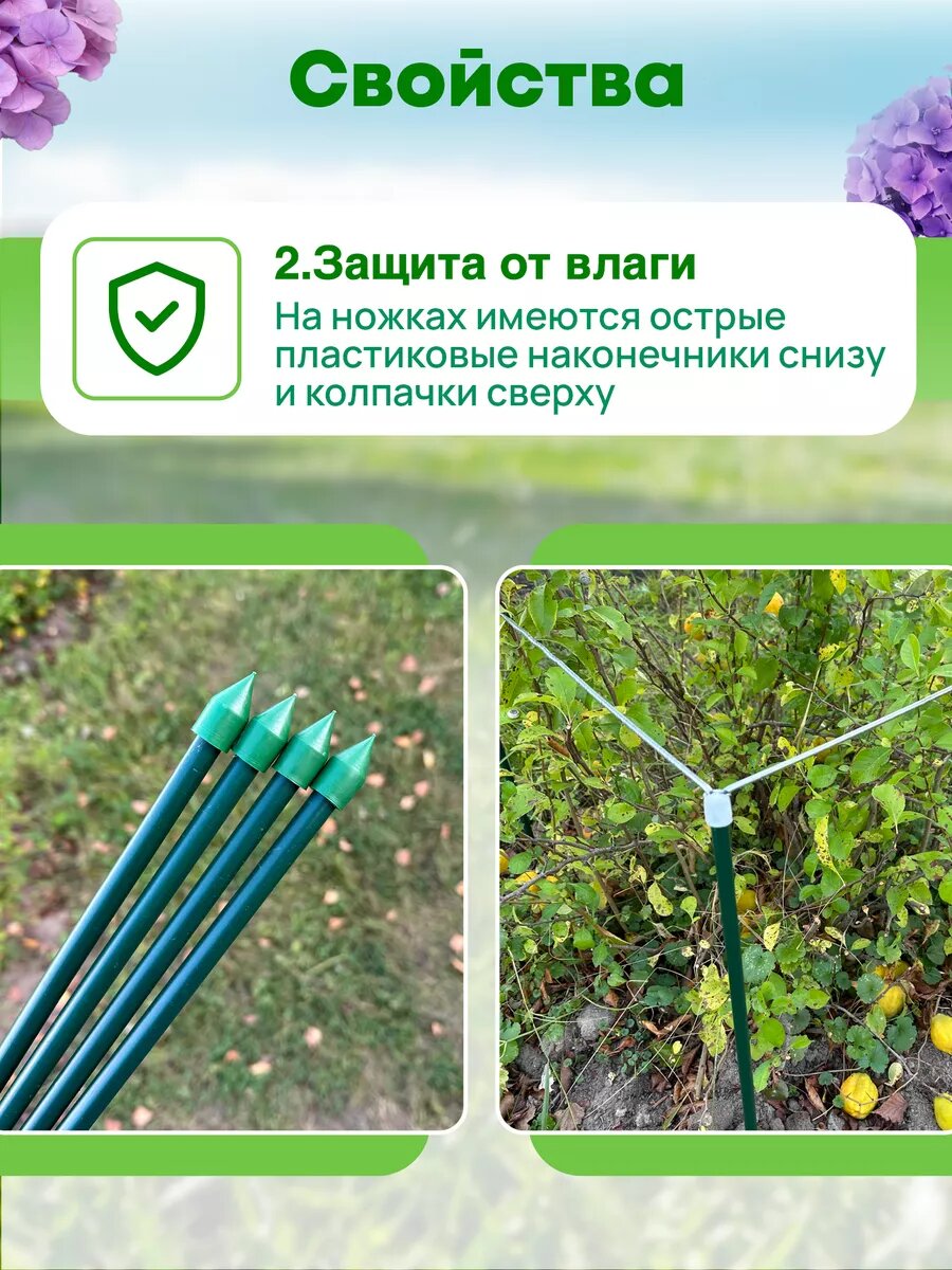 Кустодержатель квадрат h-0,75 b-0,50 (3 шт) — фото 1