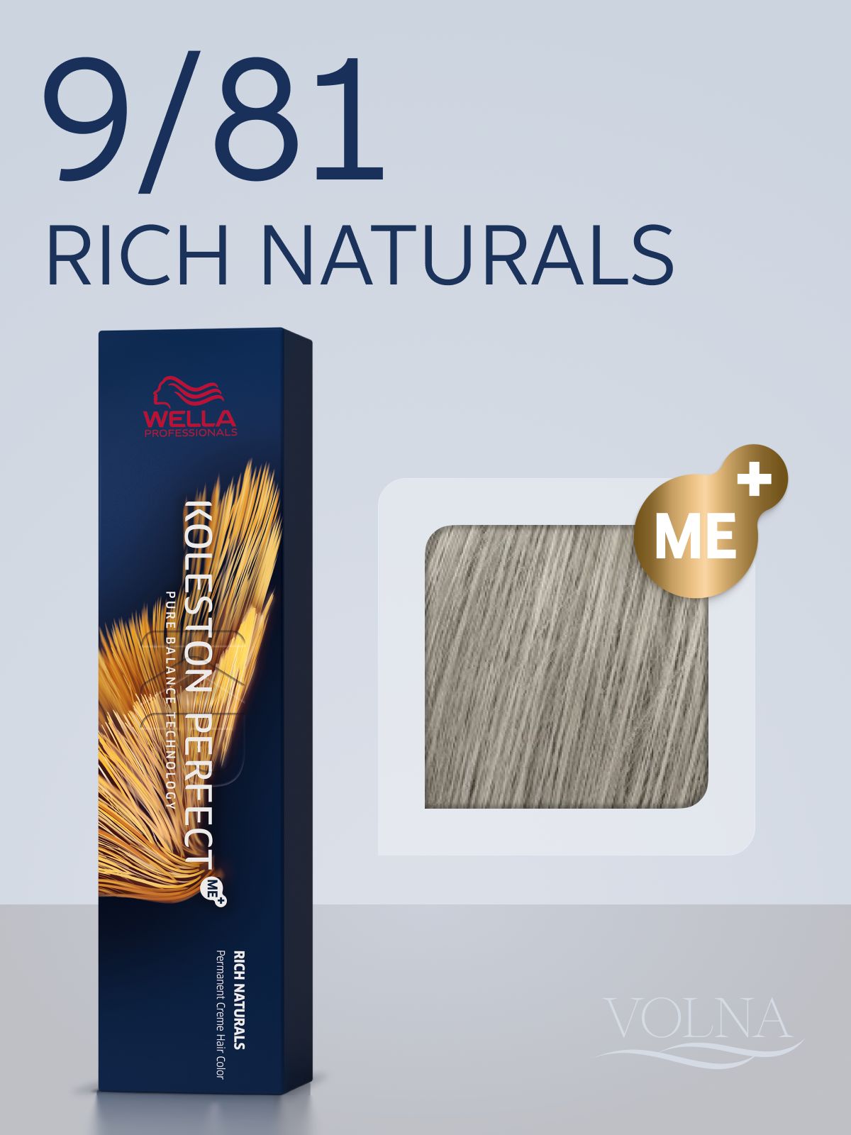 Wella Professionals Koleston Perfect Me+ Профессиональная стойкая крем-краска для волос 9/81 Сливочный камео, 60 мл
