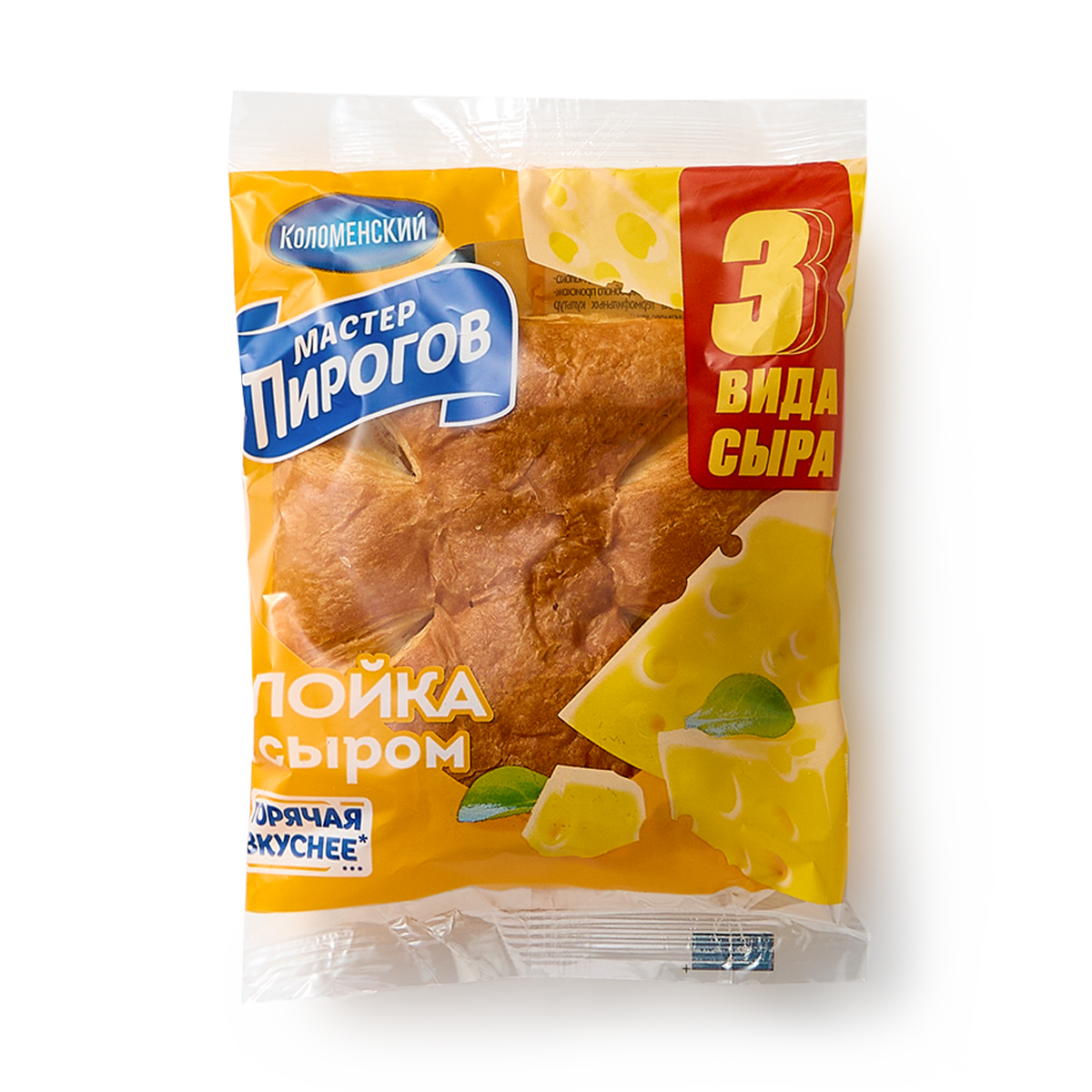 Слойка «Мастер Пирогов», с сыром, с чесноком, от 0 °C до +25 °C, 70 г