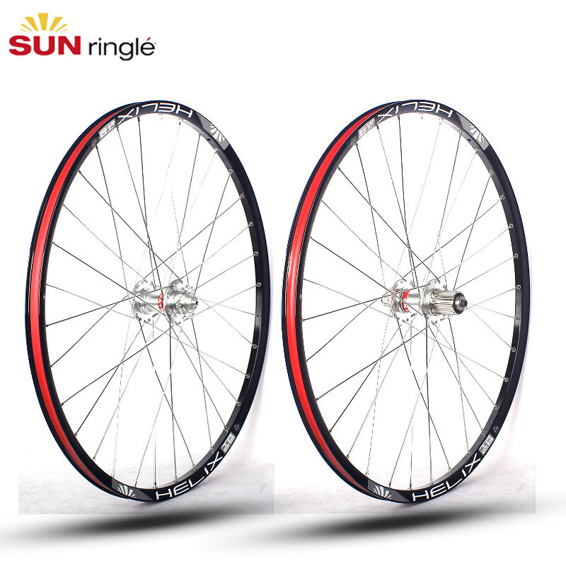 Колеса Sunbike Wheels Joytek D041/D042 с втулками из нержавеющей стали и спицами, стальная база свободного хода 26/27,5/29 дюймов