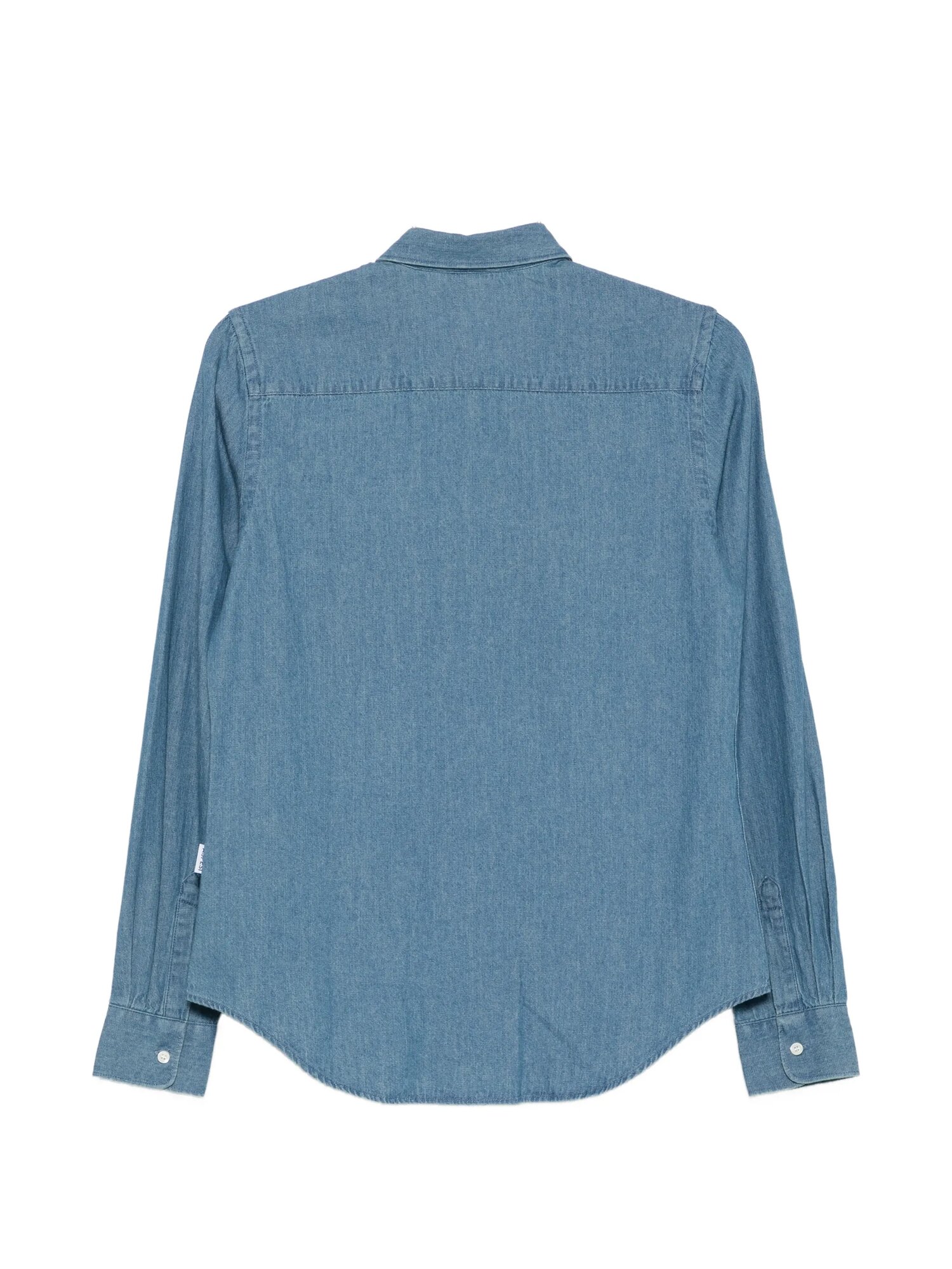 Рубашка Aspesi Button-down denim shirt, размер 44, синий — фото 1