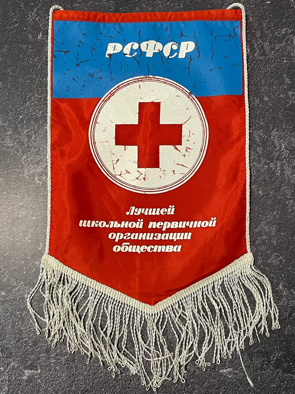 Вымпел "Лучшей школьной первичной организации общества", СССР