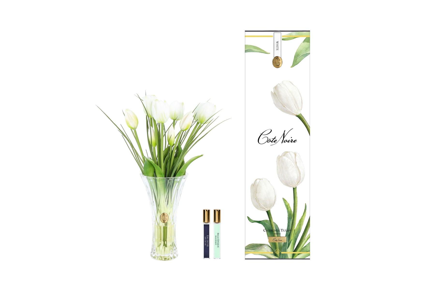Тюльпаны COTE NOIRE Charente Tulips White, белый, 1 спрей 10 мл