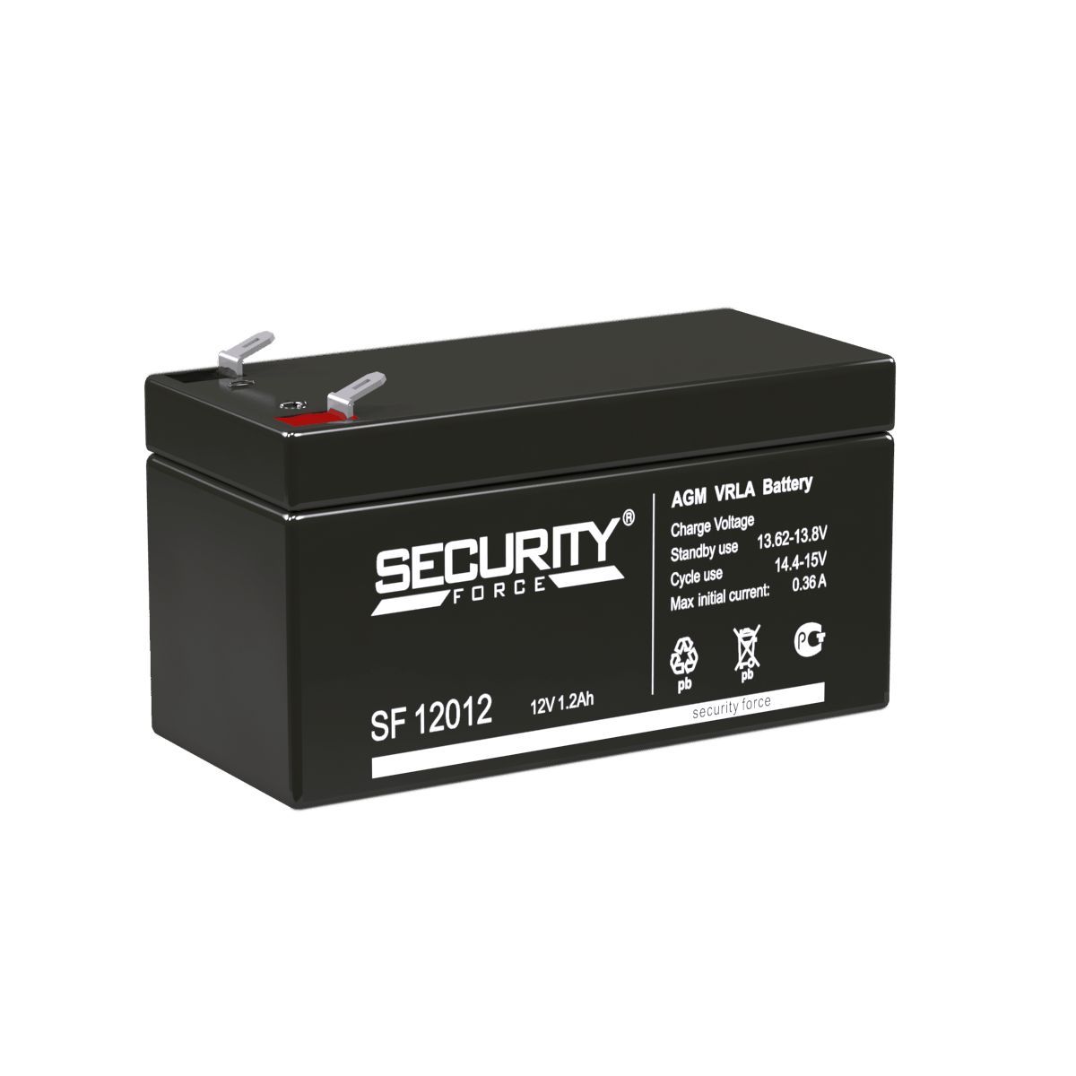 Аккумулятор Security Force SF 12012 12В 1.2Ач