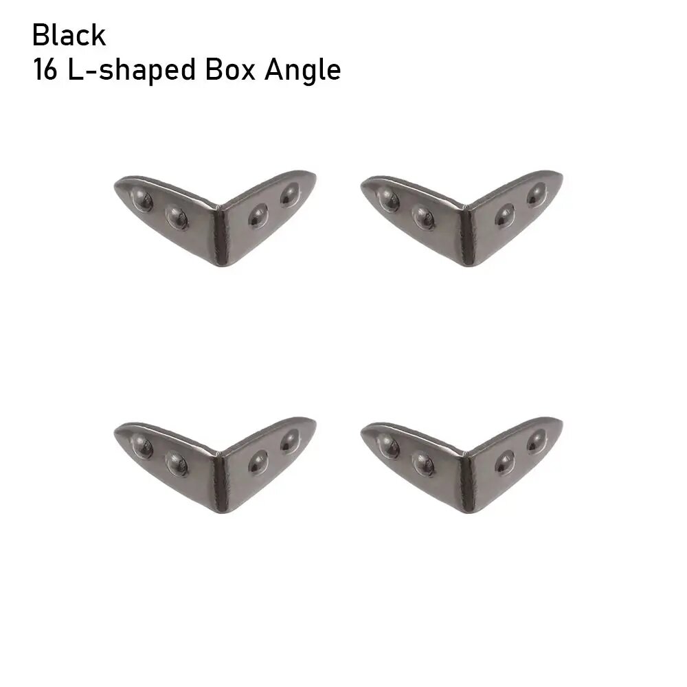Металлические детали для кукол 4 шт. Black-L-shaped Box