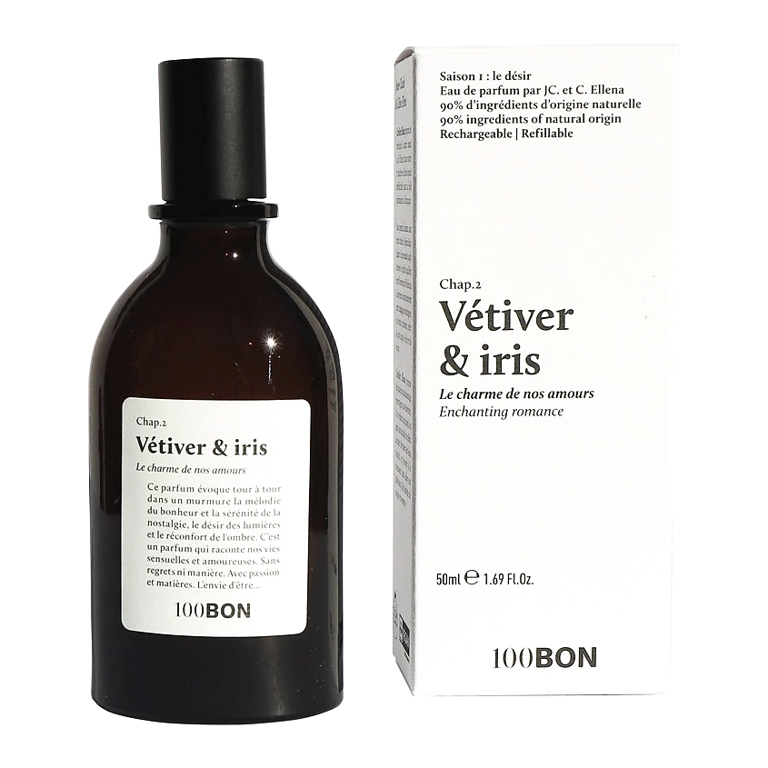 Женская парфюмерная вода 100 Бон Ветивер и Ирис 50 мл / Vetiver and Iris