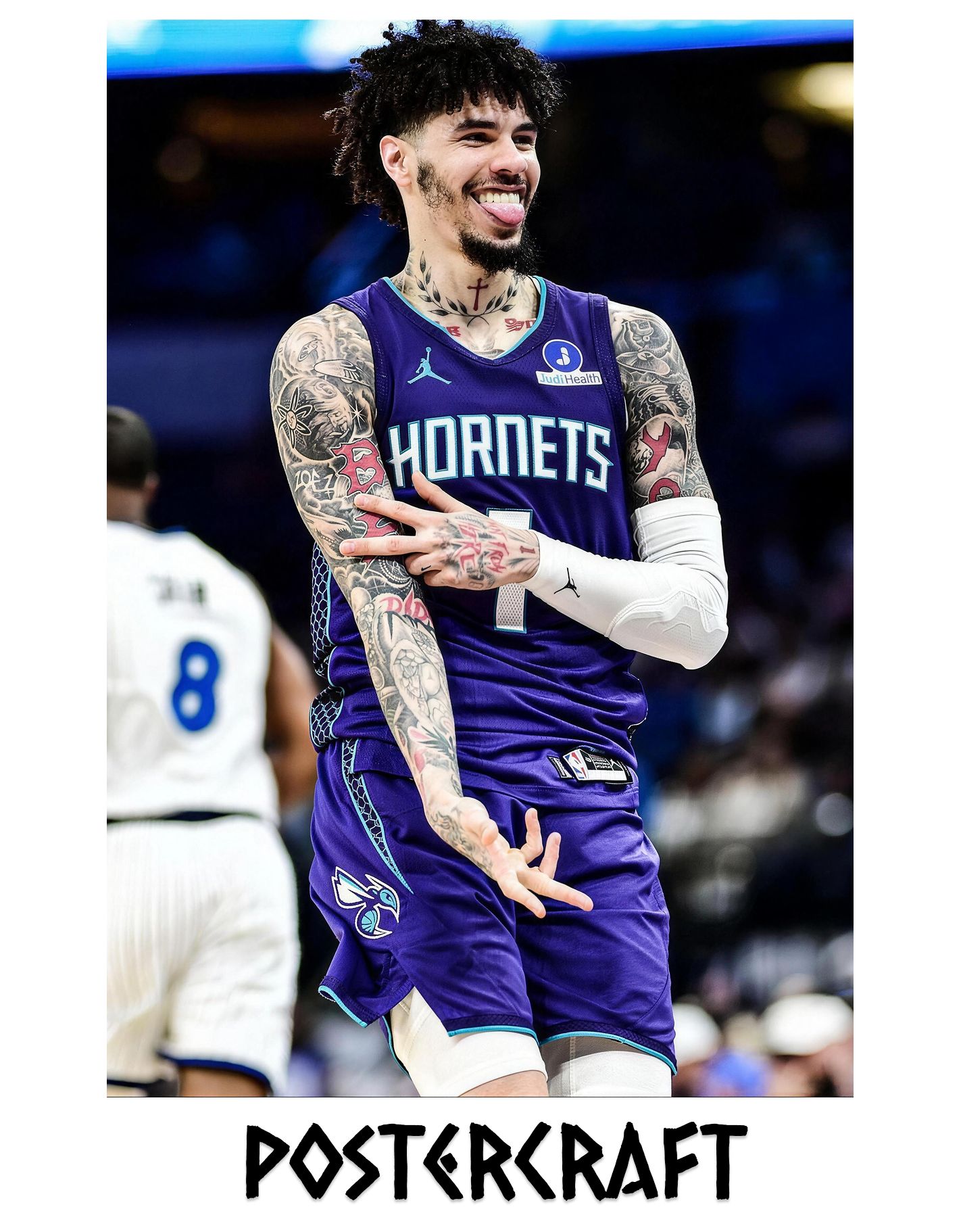 Постер Баскетбол "LaMelo Ball" (Ламело Болл), А3, глянц 42х29.7см