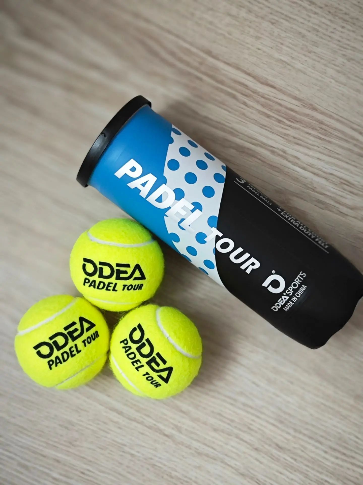 Мячи для падел Odea Padel Tour, 3 мяча в банке