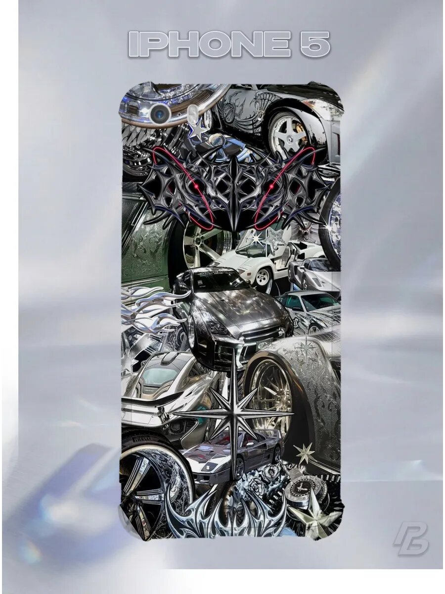 Чехол на iPhone 5/5s с принтом y2k Pinterest