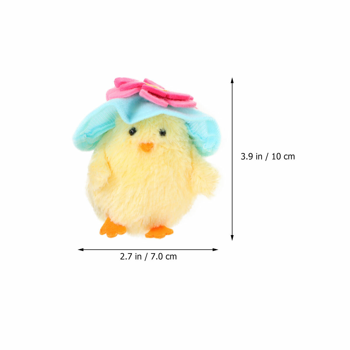 Игрушка В Forme Курочка Для Украшения Торта И Интерьера 1 Шт Многоцветный 10Cm