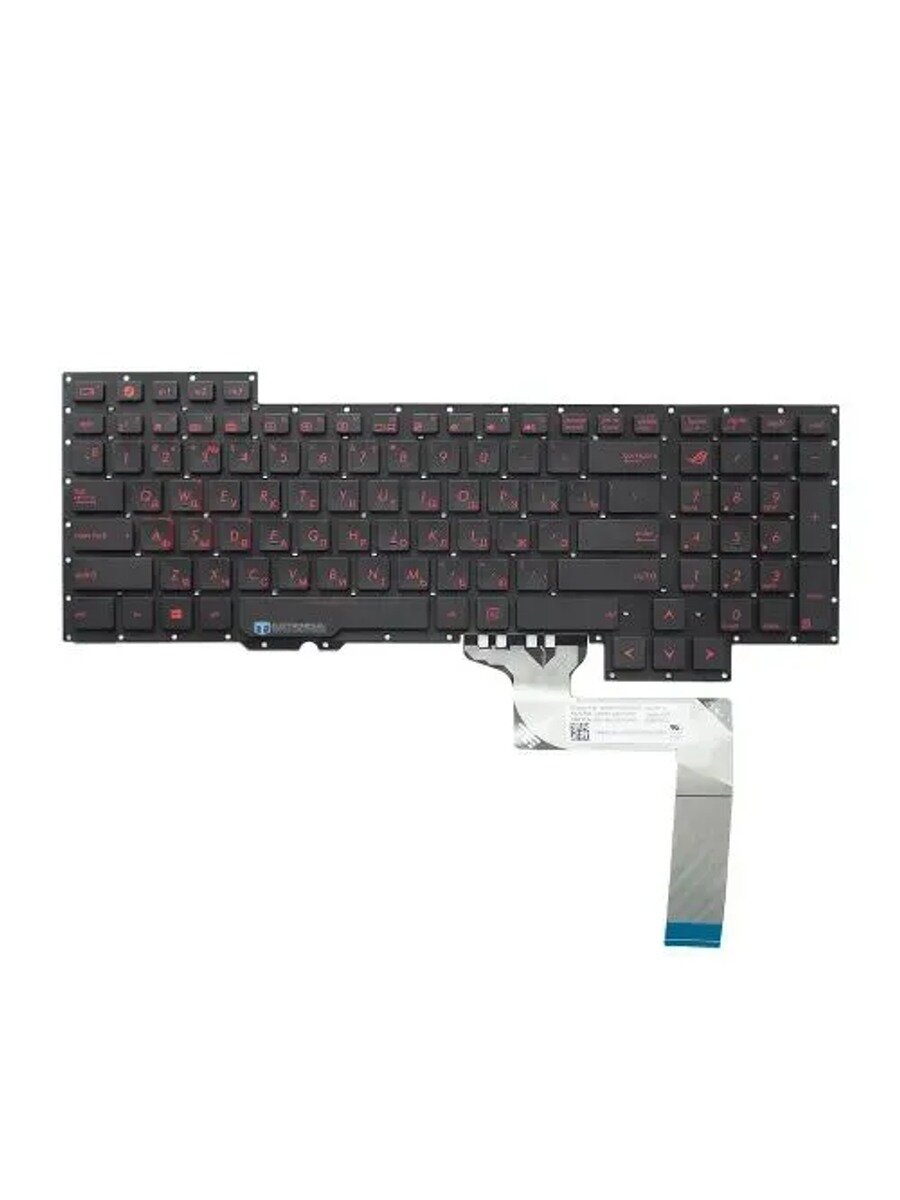 Клавиатура с подсветкой для ноутбука Asus ROG G751JY G751JM , G751JT G751JL - черная
