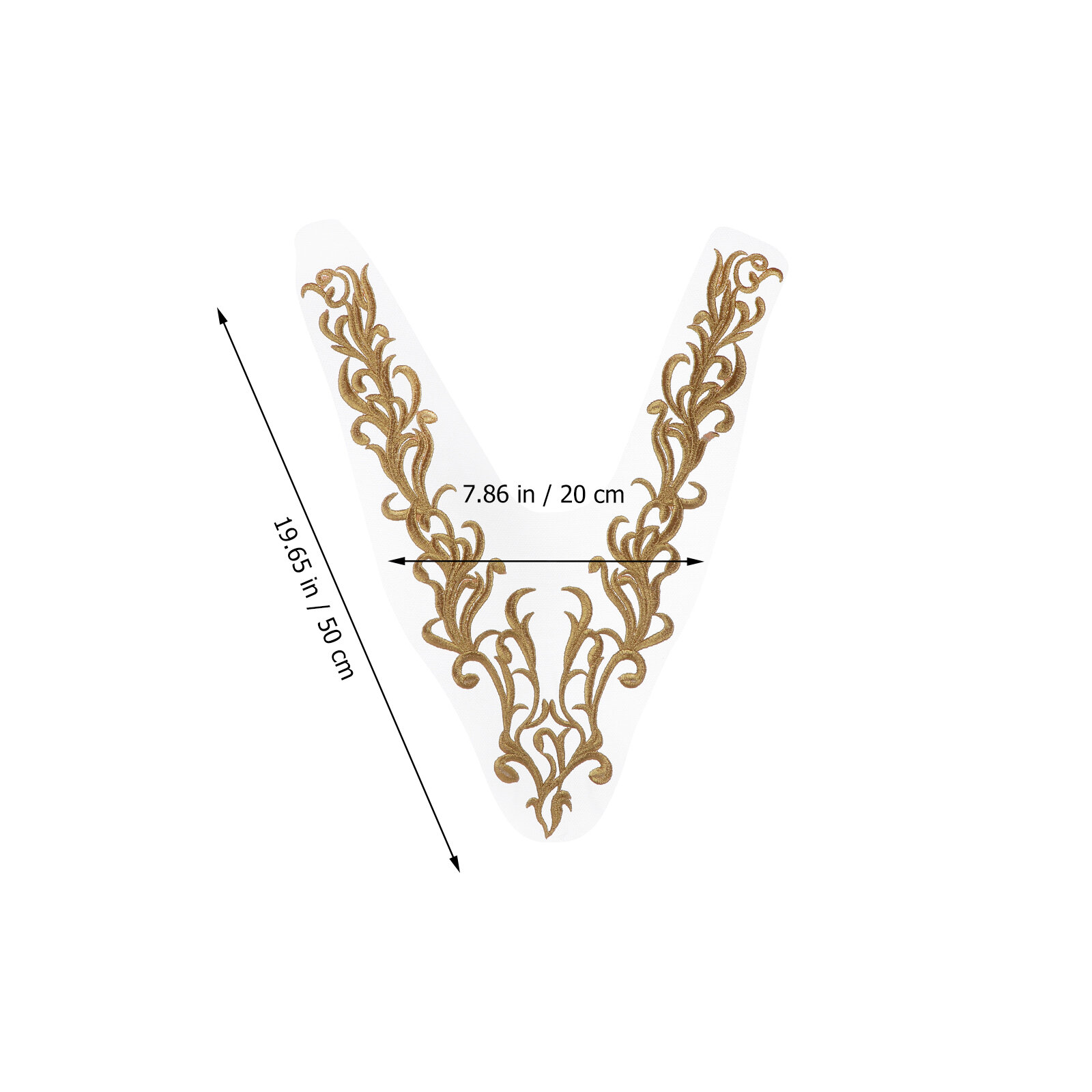 ЗолотойDIY ШовныйПатч 1Pc ПодходитДляБольшинстваТиповОдежды Размер20x17x1cm