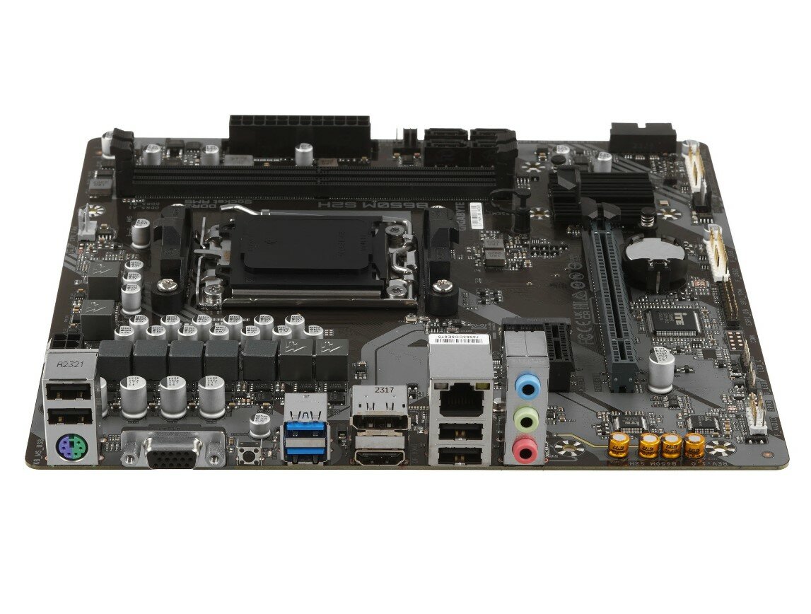 Материнская плата GIGABYTE B650M S2H (AM5, mATX, B650, 2xDDR5, RAID, 1xPCI-Ex16, 1xM.2, VGA+DP+HDMI)