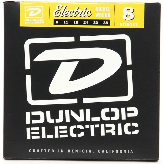 Dunlop DEN0838 Комплект струн для 6-струнной электрогитары 8-38