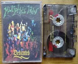 Аудиокассета MURPHY'S LAW 'Dedicated' (1996 RI 1997 Russian RARE press, tape TDK D 46, ER0225, wobc, mint/ex+) (MC7158)