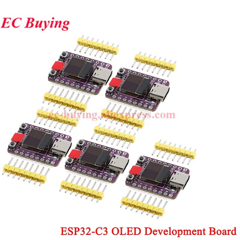 ESP32-C3 OLED Development Board 5pcs