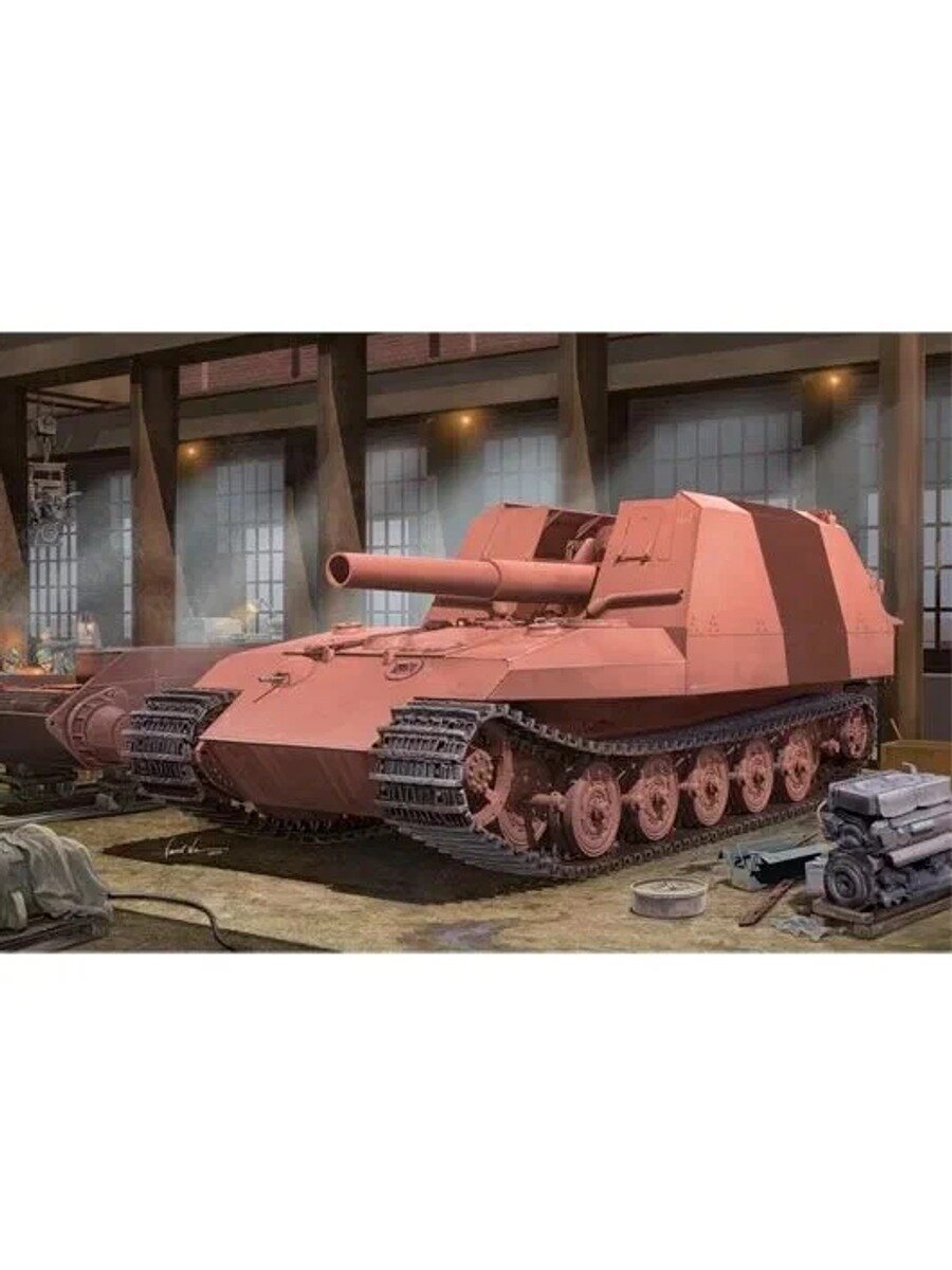 1/35 Немецкая самоходная гаубица "Гриллет" II калибра 21 см. Сборочная модель